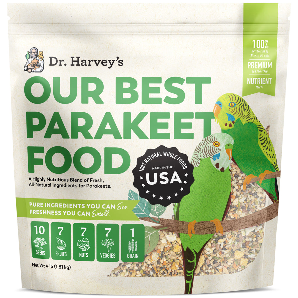Our Best Parakeet Blend Natural Bird Food – Dr. Harvey's